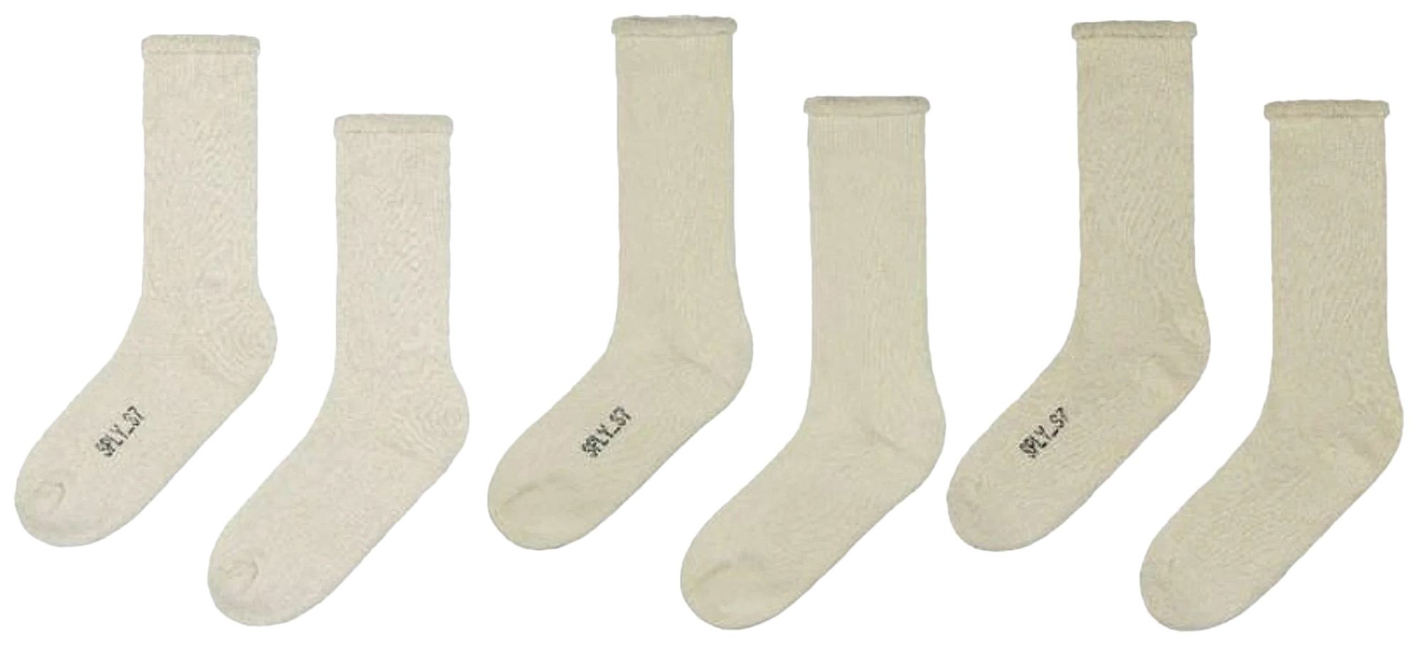 Buy Yeezy Bouclette Socks (3 Pack) 'One' - YZ7U7010 ONE | GOAT