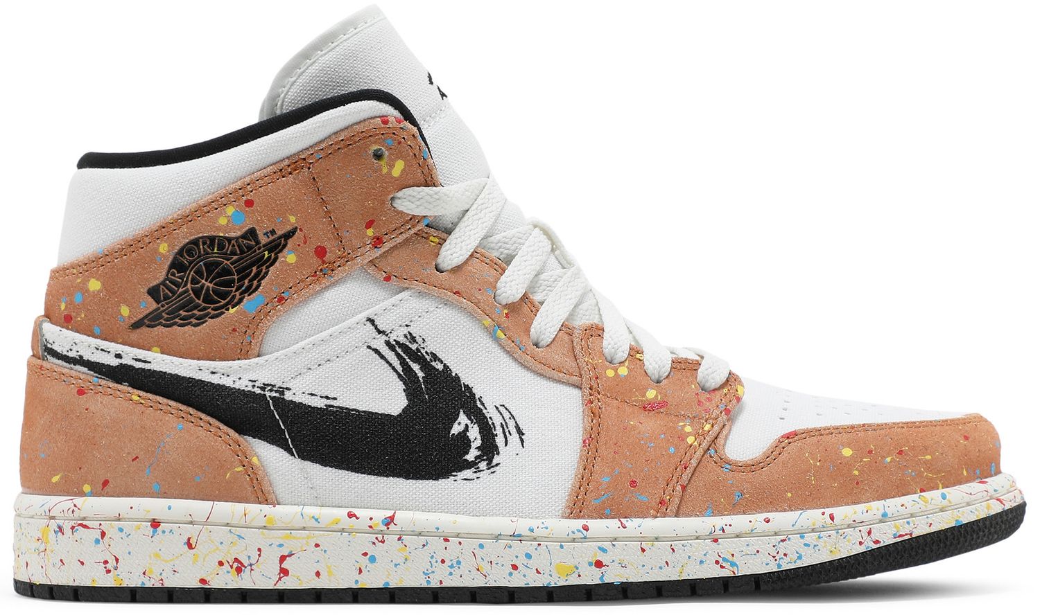 Buy Air Jordan 1 Mid SE 'Brushstroke Paint Splatter' - DA8005 100 | GOAT