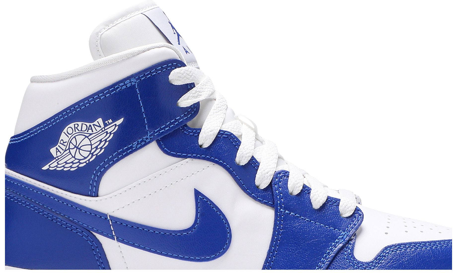 Buy Wmns Air Jordan 1 Mid 'Kentucky Blue' - BQ6472 104 | GOAT