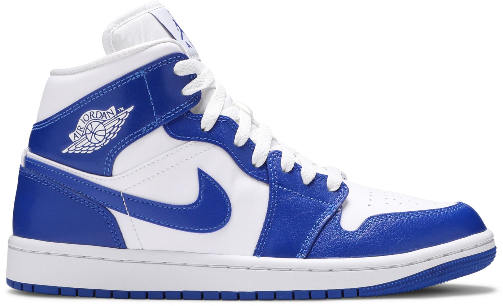 Buy Wmns Air Jordan 1 Mid 'Kentucky Blue' - BQ6472 104 | GOAT