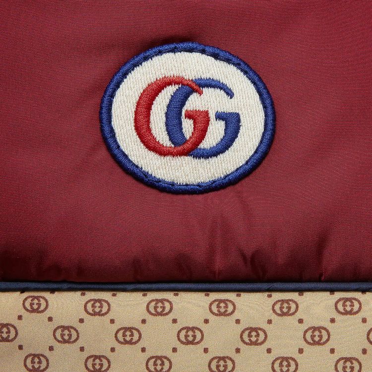 Buy Gucci GG Parachute Nylon Padded Jacket 'Lava/Mix' - 663279 ZAHB8 ...