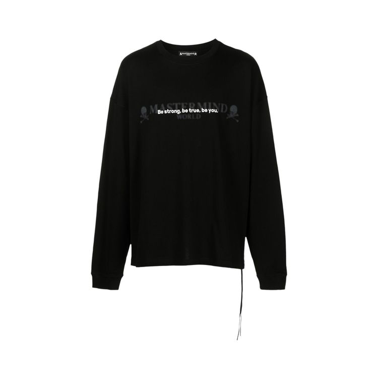 Buy Mastermind World Slogan Long-Sleeve T-Shirt 'Black' - MW21S07 TS039 ...