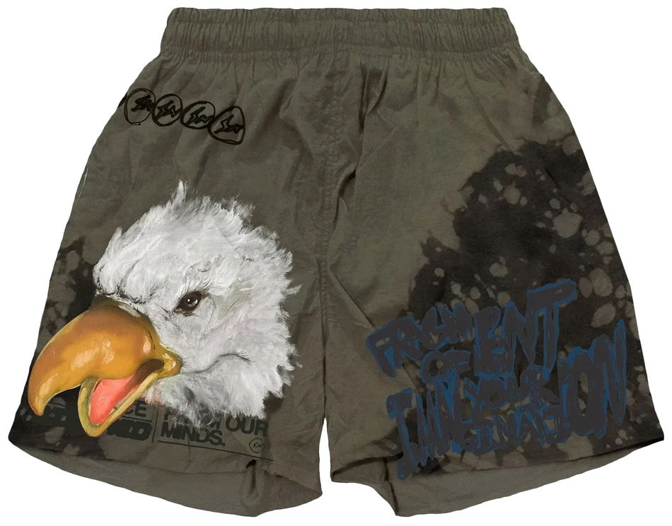 Buy Cactus Jack by Travis Scott For Fragment Imagination Shorts 'Green ...