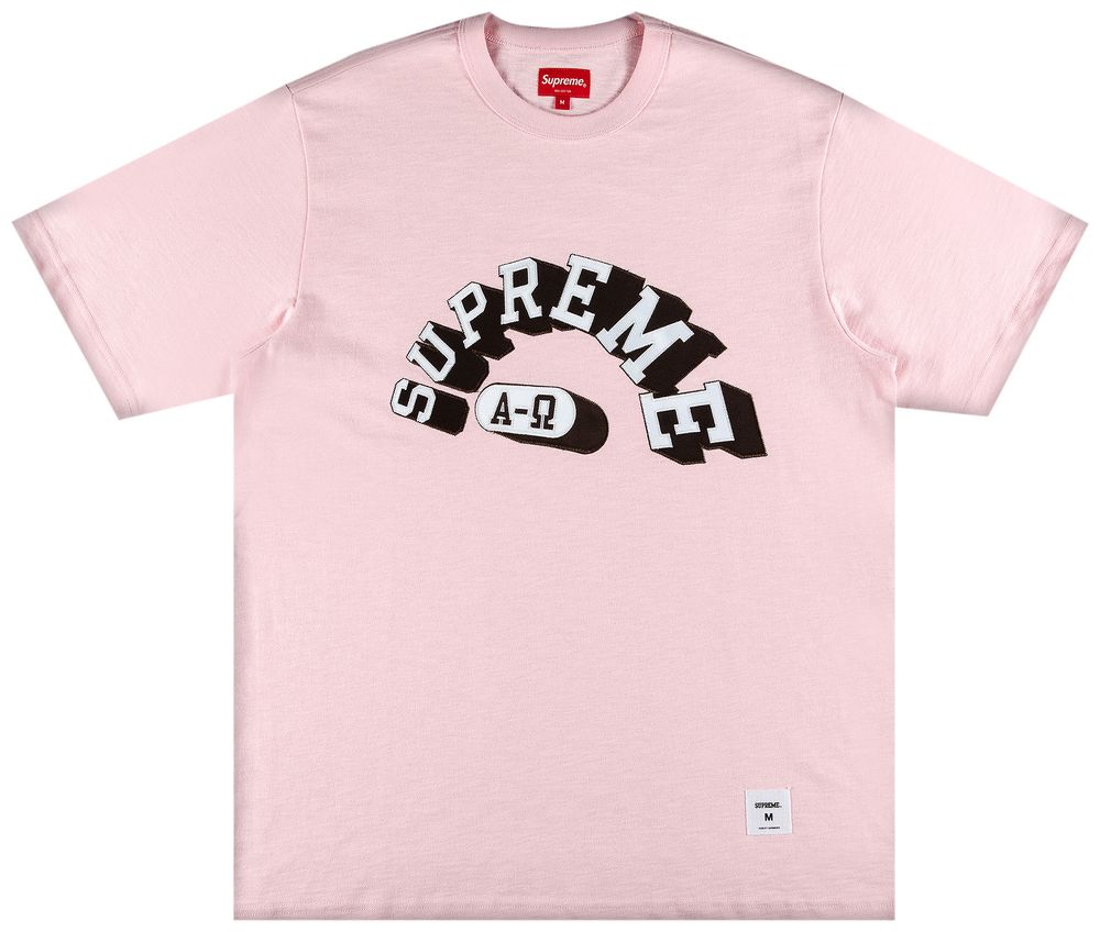 Buy Supreme Alpha Omega Short-Sleeve Top 'Dusty Pink' - FW21KN77 DUSTY ...