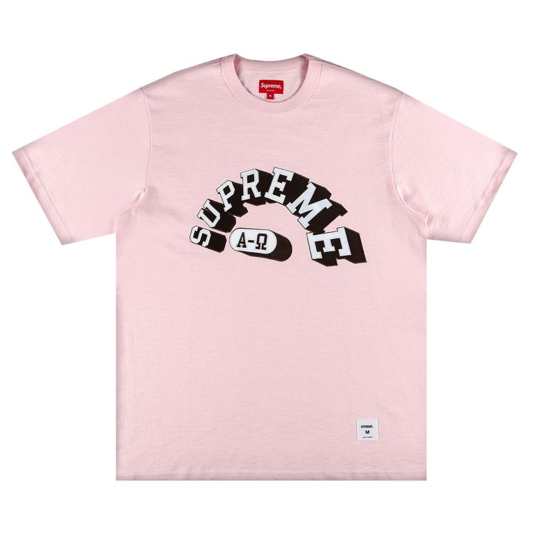 Buy Supreme Alpha Omega Short-Sleeve Top 'Dusty Pink' - FW21KN77 DUSTY ...