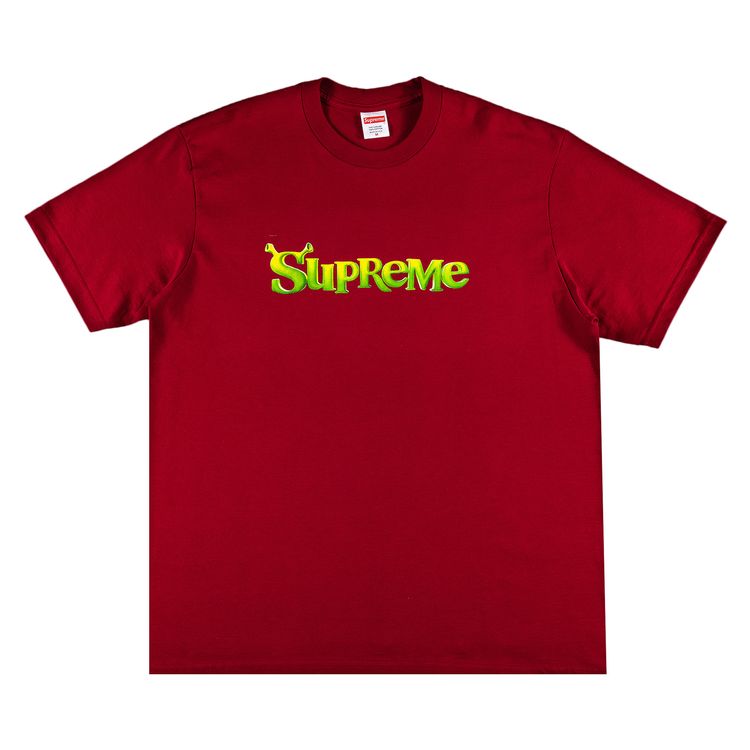 Buy Supreme Shrek Tee 'Cardinal' - FW21T35 CARDINAL | GOAT