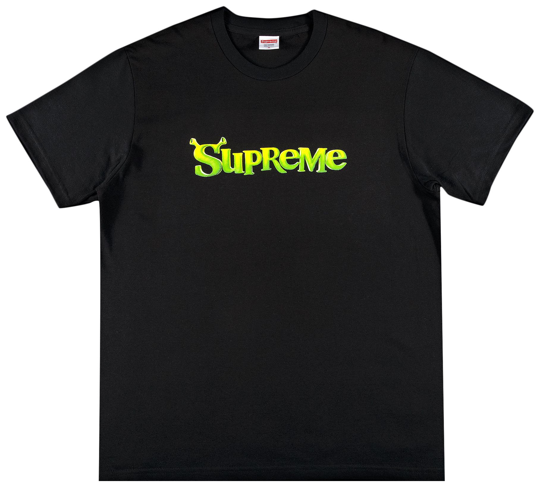 Buy Supreme Shrek Tee 'Black' - FW21T35 BLACK | GOAT