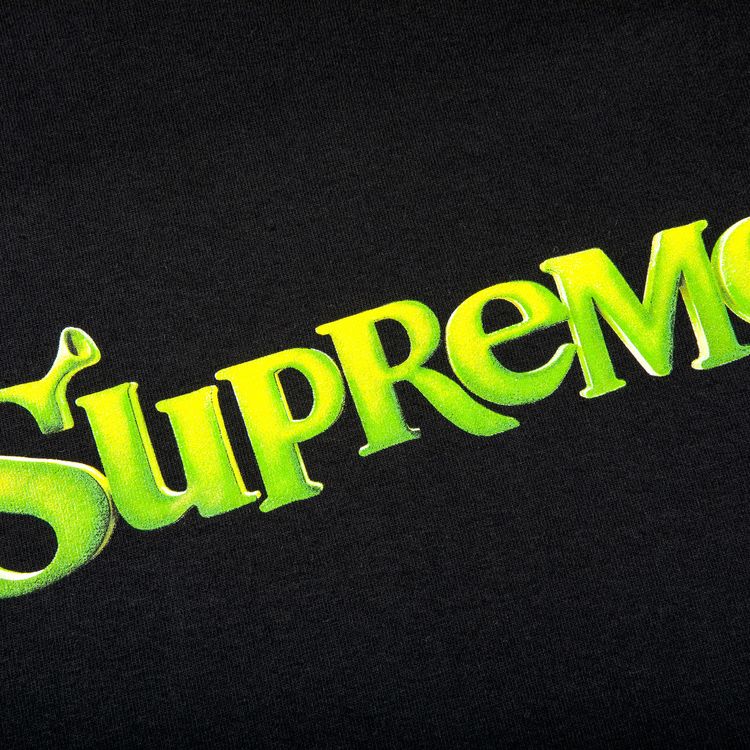 Buy Supreme Shrek Tee 'Black' - FW21T35 BLACK | GOAT