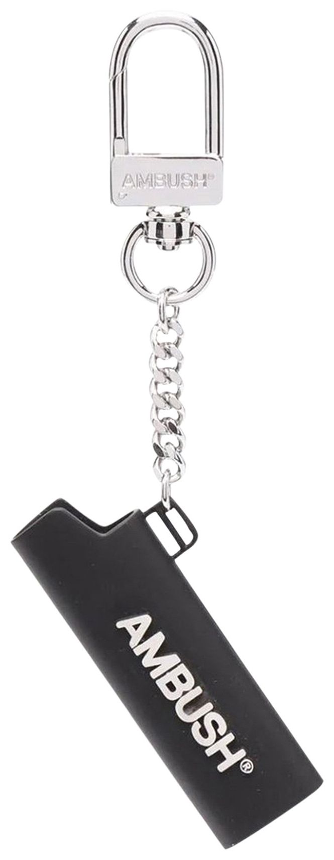 Buy Ambush Logo Lighter Case Key Chain 'Black' - BMOE017F21BRA0011000 ...