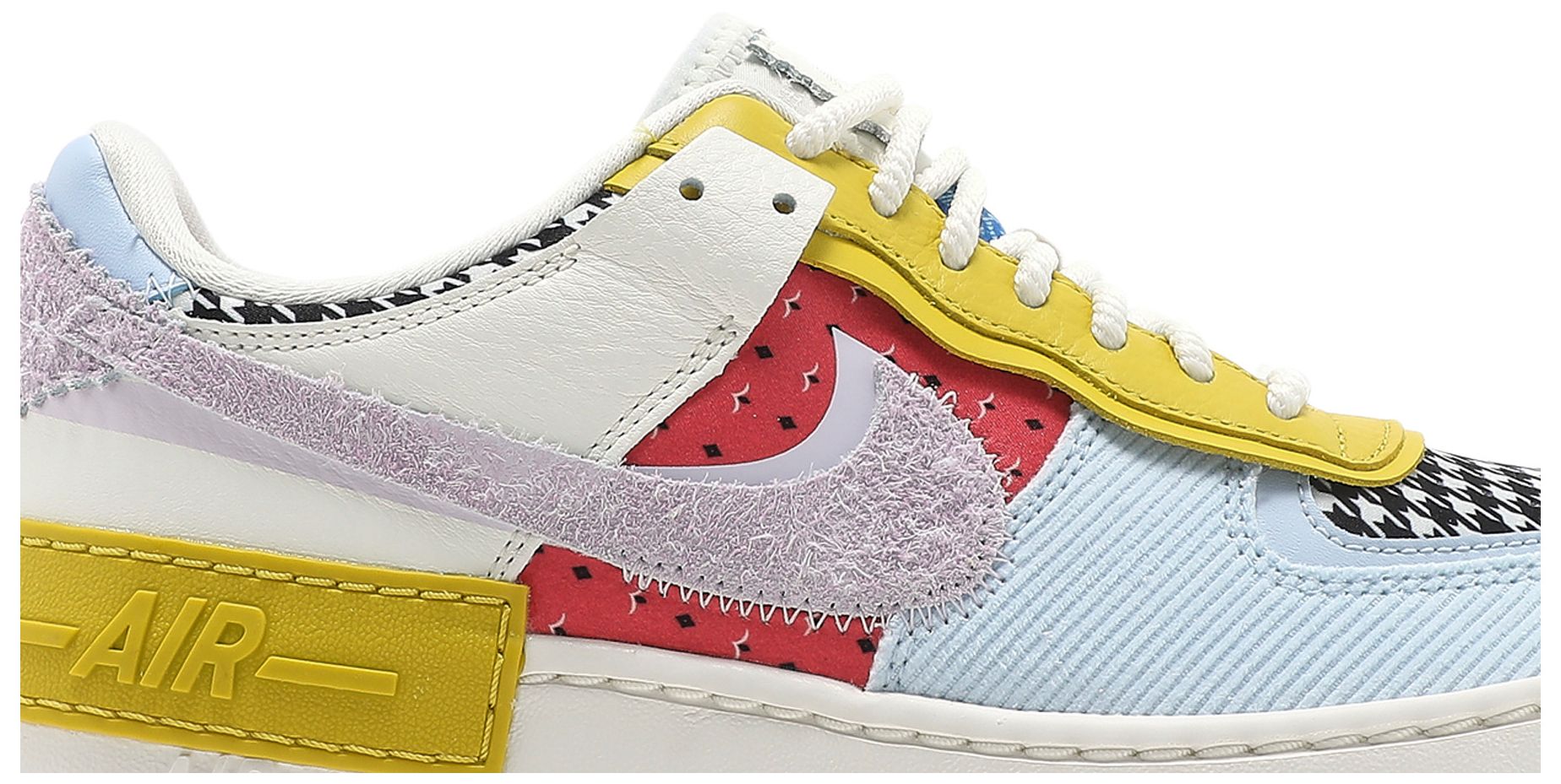 Buy Nike Wmns Air Force 1 Shadow 'Patchwork' - DM8076 100 | GOAT