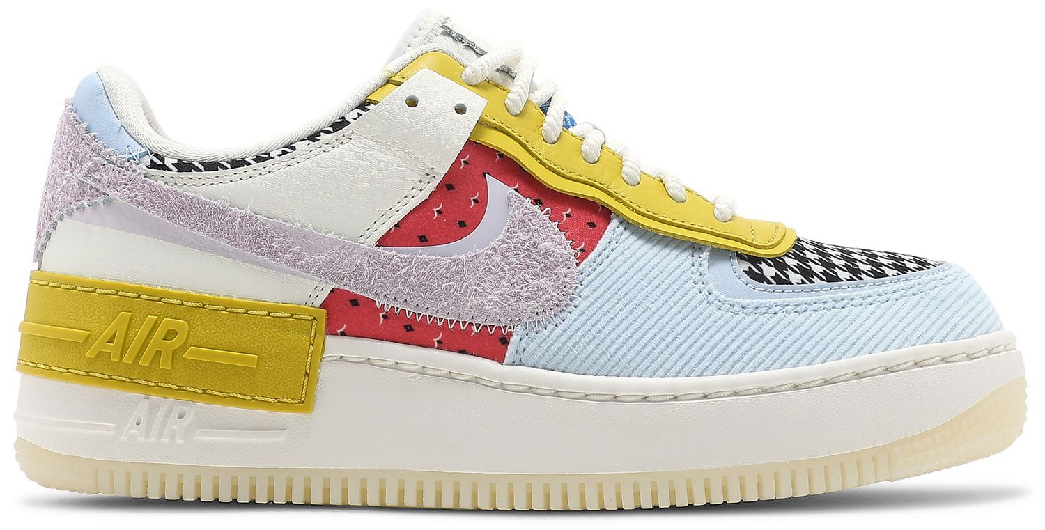 Buy Nike Wmns Air Force 1 Shadow 'Patchwork' - DM8076 100 | GOAT