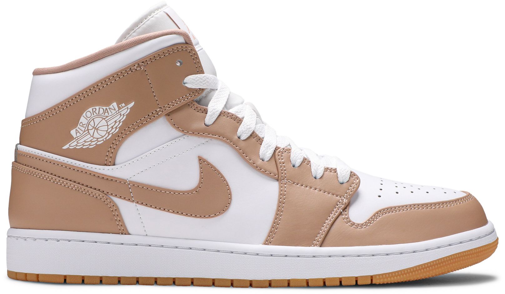 Buy Air Jordan 1 Mid 'Tan Gum' - 554724 271 | GOAT