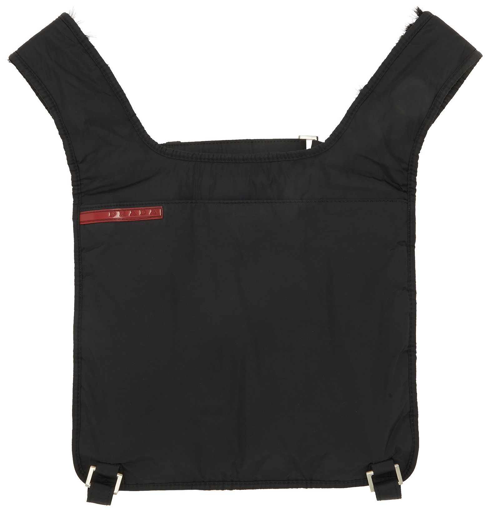 Buy Prada Reversible Goat Fur Chest Rig Bag 'Nero' - B9588 | GOAT