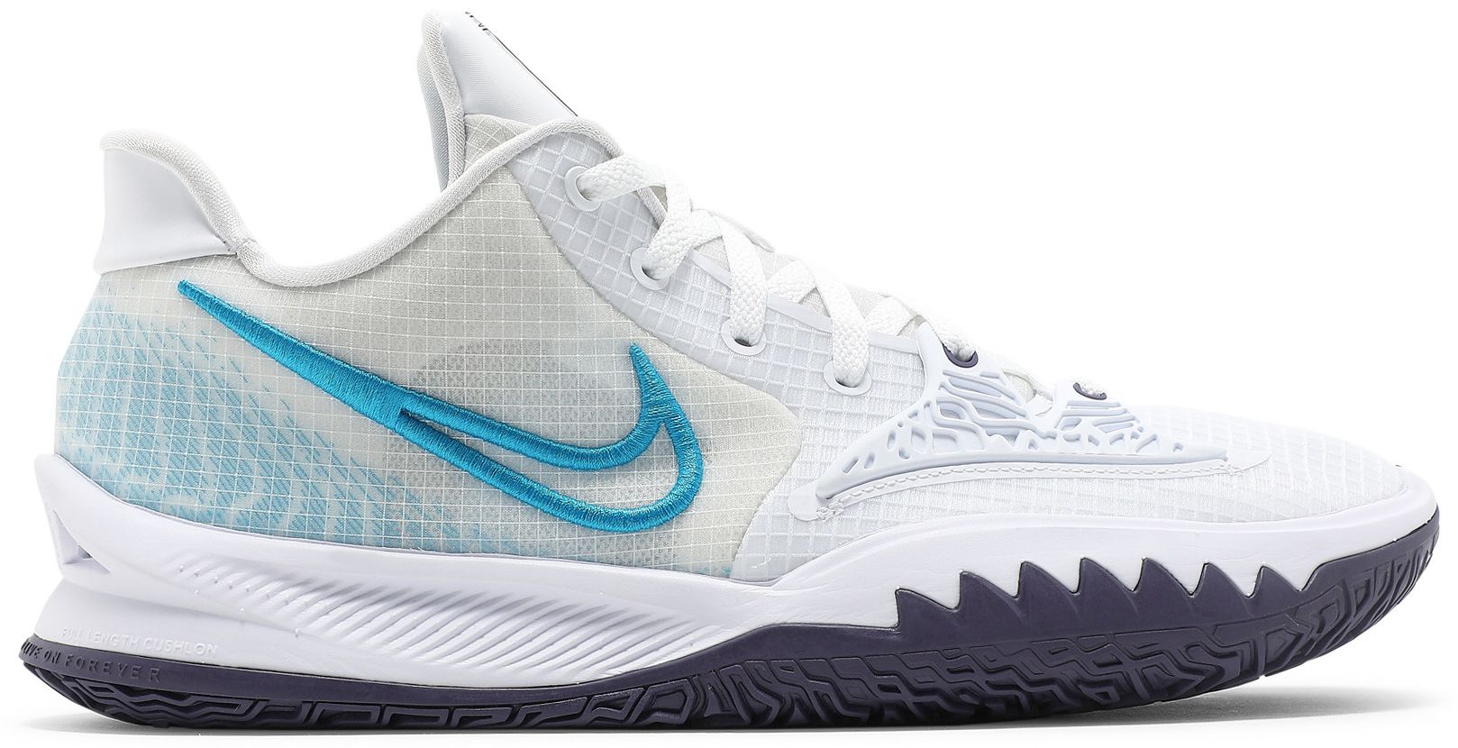 Buy Nike Kyrie Low 4 'White Laser Blue' - CW3985 100 | GOAT