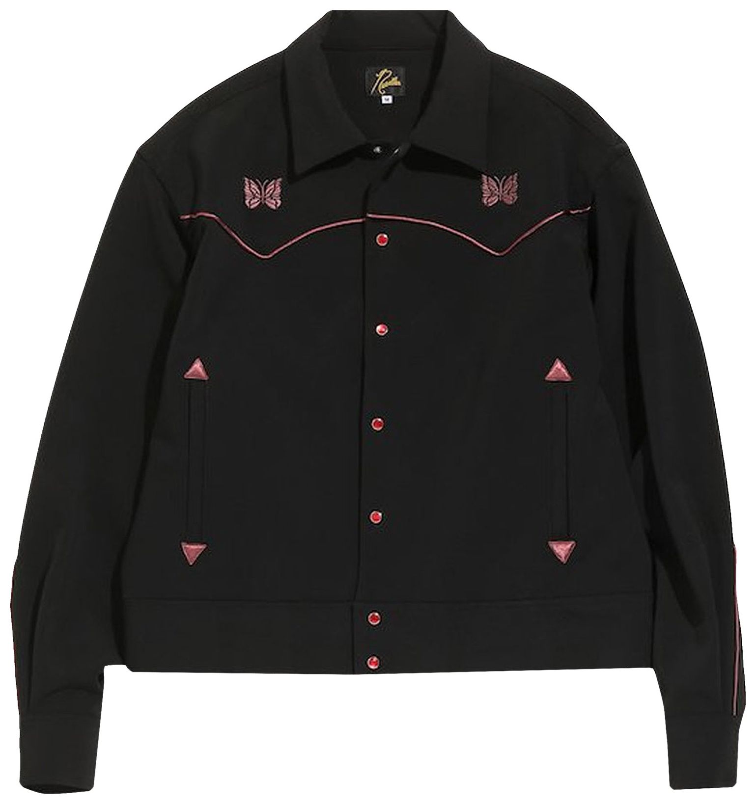 Buy Needles Piping Cowboy Jacket 'Black' - JO169C BLAC | GOAT