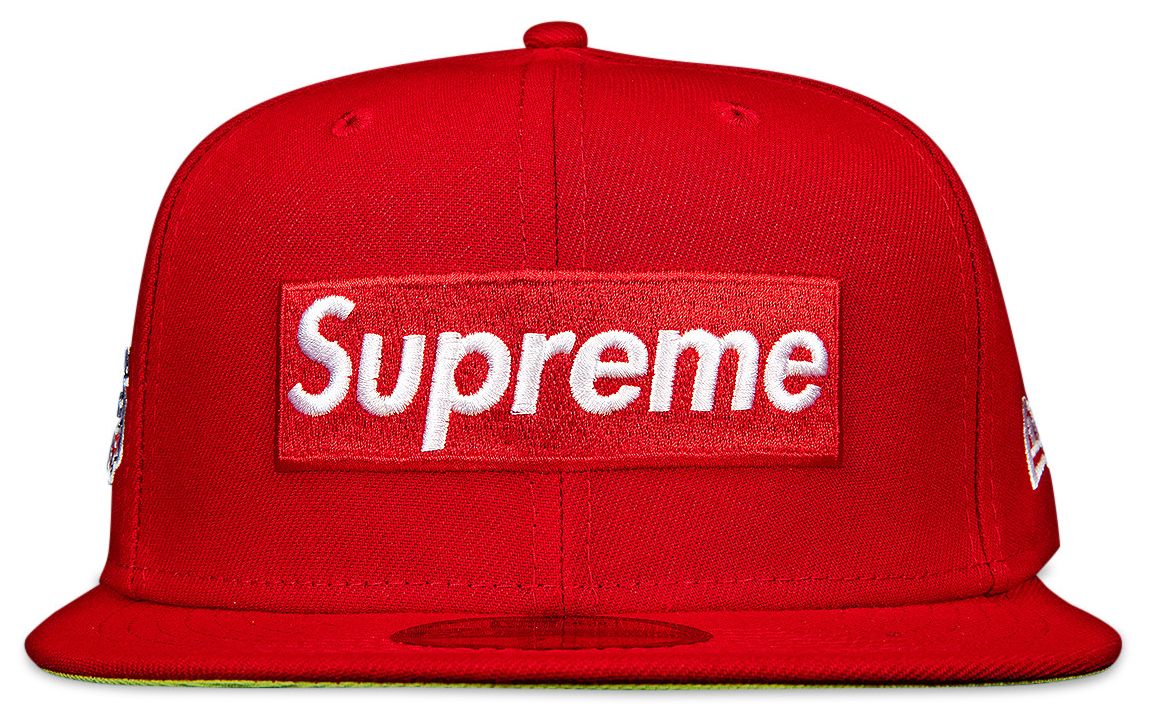 Buy Supreme No Comp Box Logo New Era 'Red' - FW21H67 RED | GOAT
