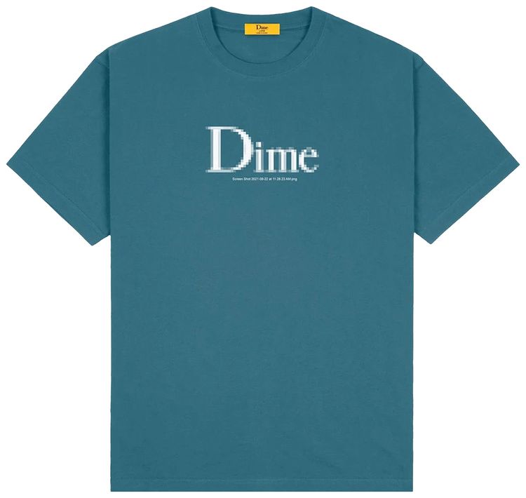 Buy Dime Classic Screenshot T-Shirt 'Real Teal' - DIMES018TEAL | GOAT