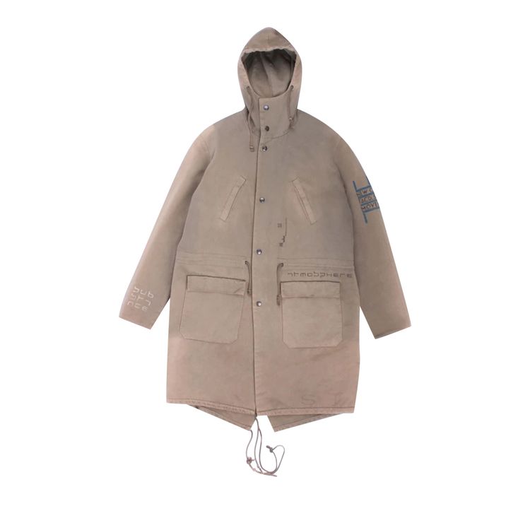 Buy Raf Simons Closer Dazzle Ships Parka 'Khaki' - 0459 1FW030304CDSP ...