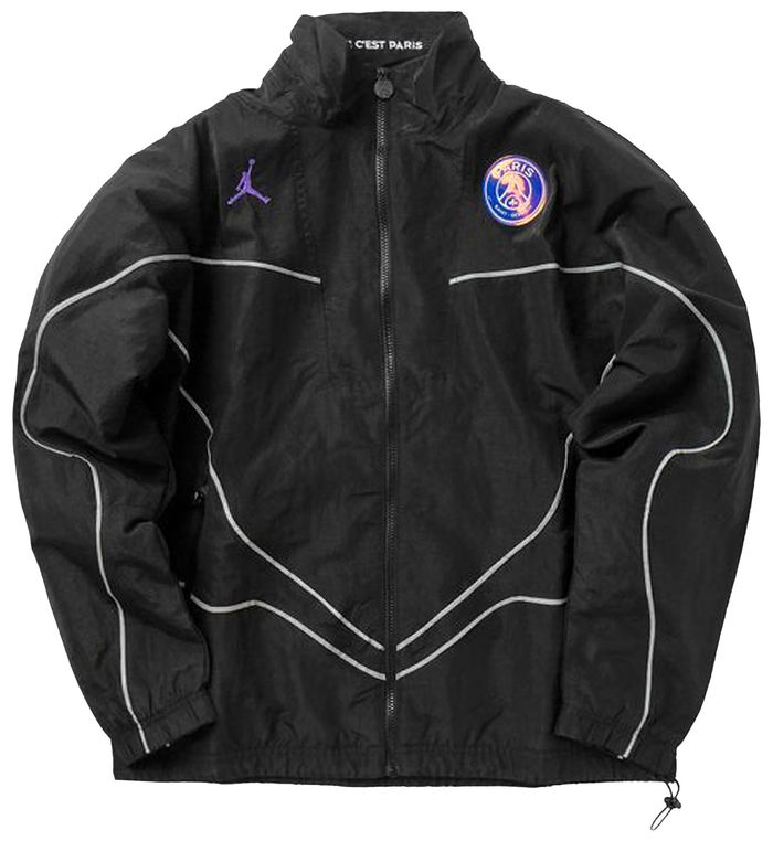 Buy Air Jordan x Paris Saint-Germain Anthem Jacket 'Black/Hyper Pink ...