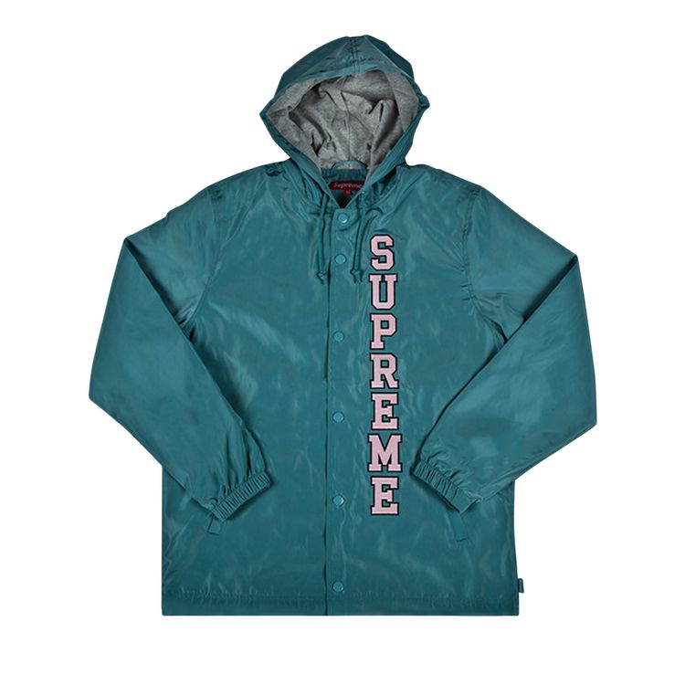 Buy Supreme Vertical Logo Coaches Jacket 'Slate' - SS17J23 SLATE | GOAT