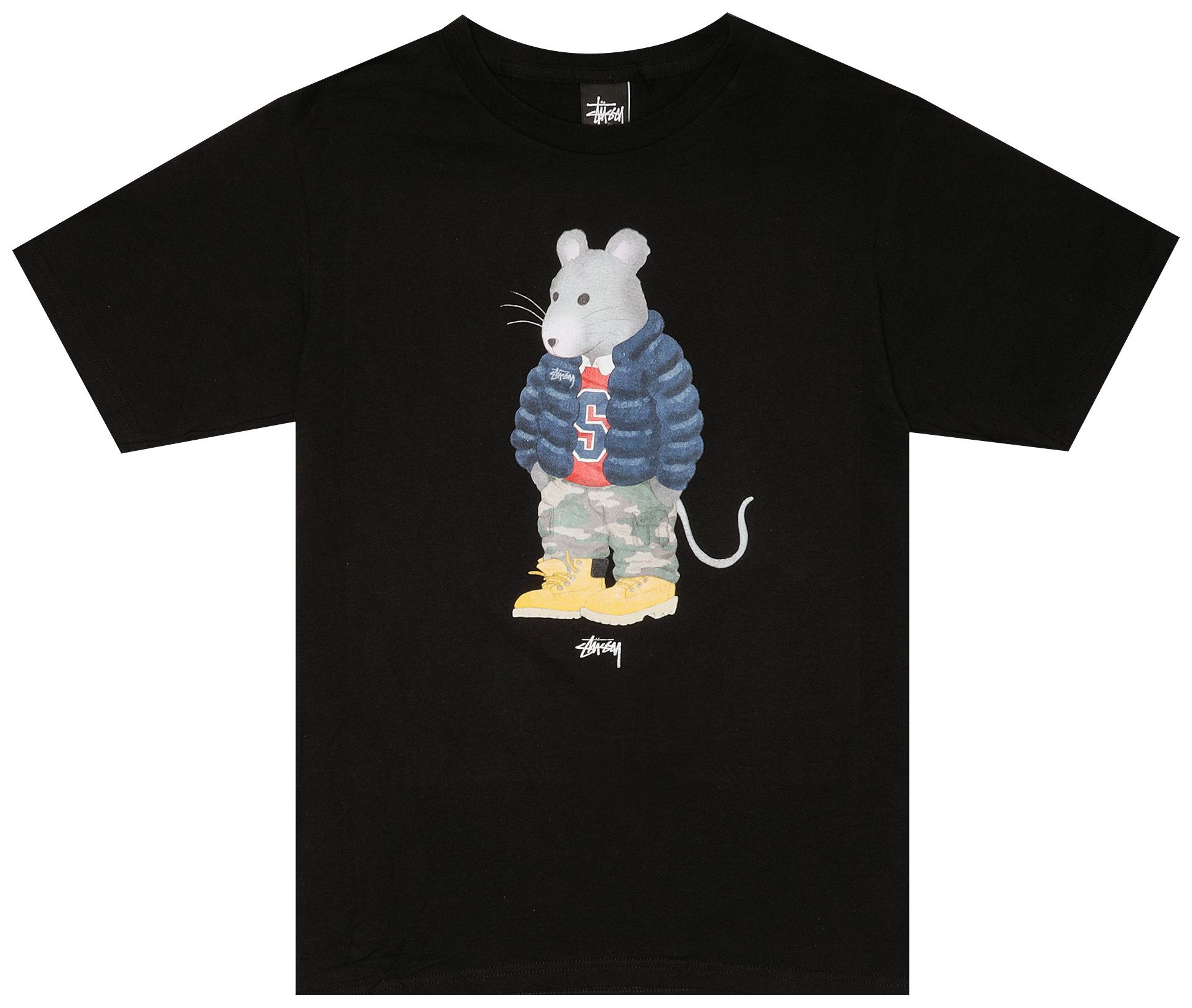 Buy Stussy Thug Rat Tee 'Black' - 1903183 BLAC | GOAT