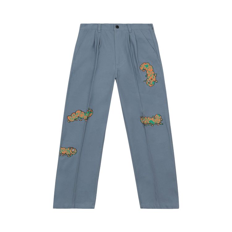 Buy Brain Dead Worms Wide Leg Trouser 'Teal' - BDS21B09001922BL04 | GOAT