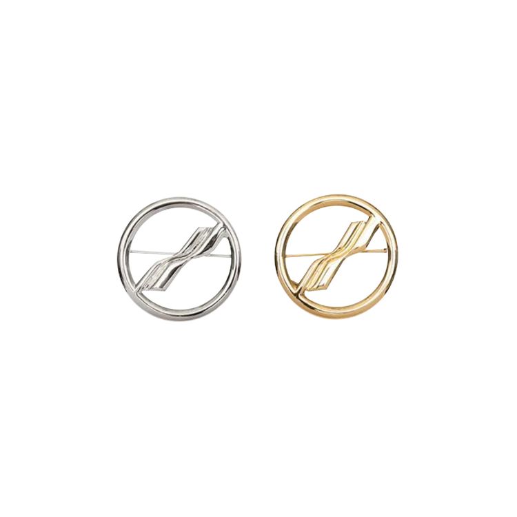 Buy We11done Circle Logo Brooch Set 'Gold/Silver' - WD AJ1 21 539 U MX ...