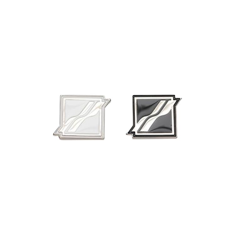 Buy We11done Square Logo Brooch Set 'Silver' - WD AJ1 21 538 U SV | GOAT