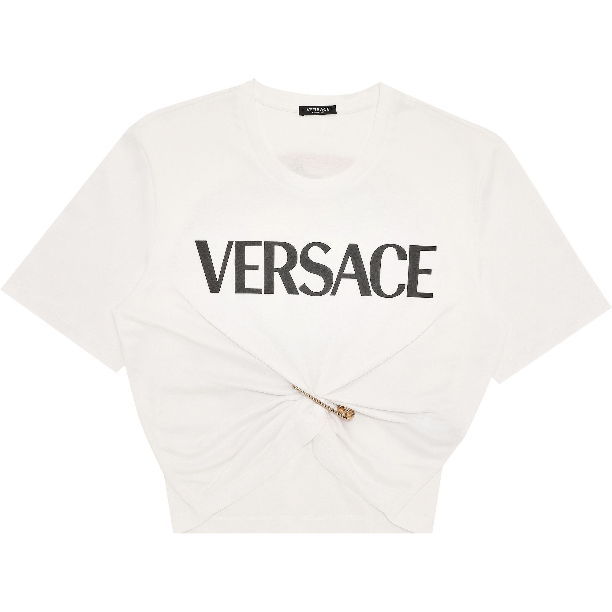 Buy Versace Monogram Smiley Print T-Shirt 'White/Multicolor' - 10010071 ...