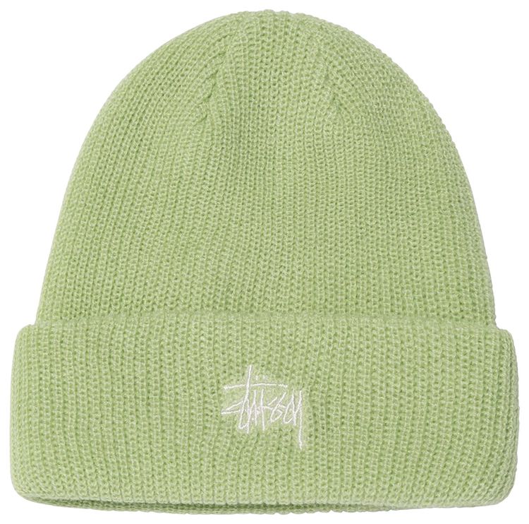 Buy Stussy Basic Cuff Beanie 'Green' - 1321019 GREE | GOAT AU
