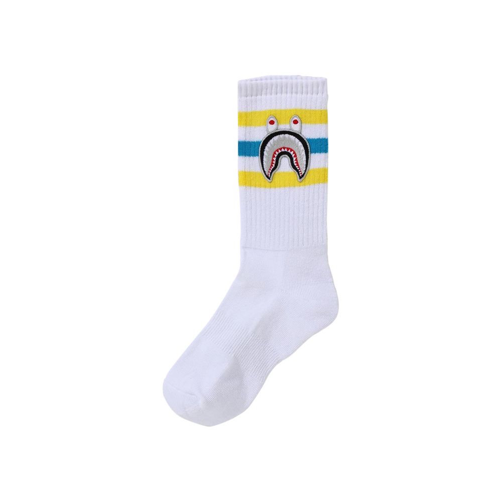 Buy BAPE Shark Socks 'White' - 1G20 183 016 WHITE | GOAT