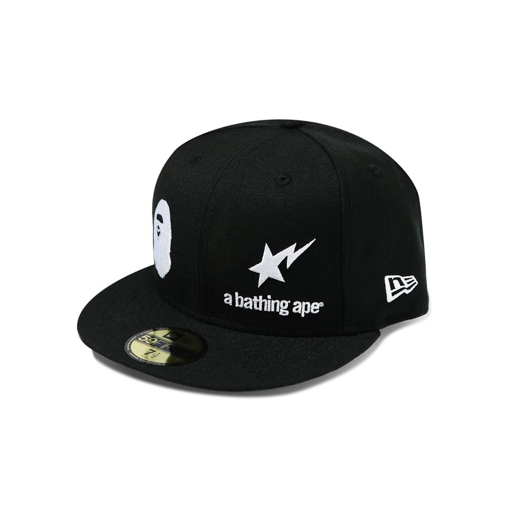 Buy BAPE x New Era 59 Fifty Cap 'Black' - 1G80 180 009 BLACK | GOAT AU