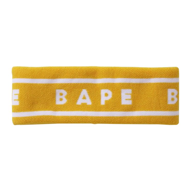 Buy BAPE Headband 'Yellow' - 1H30 182 031 YELLOW | GOAT