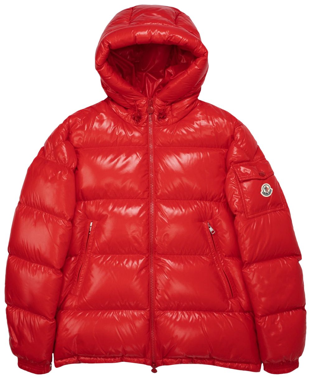 Buy Moncler Ecrins Shiny Puffer Jacket 'Red' - 1A001 68 68950 455 | GOAT