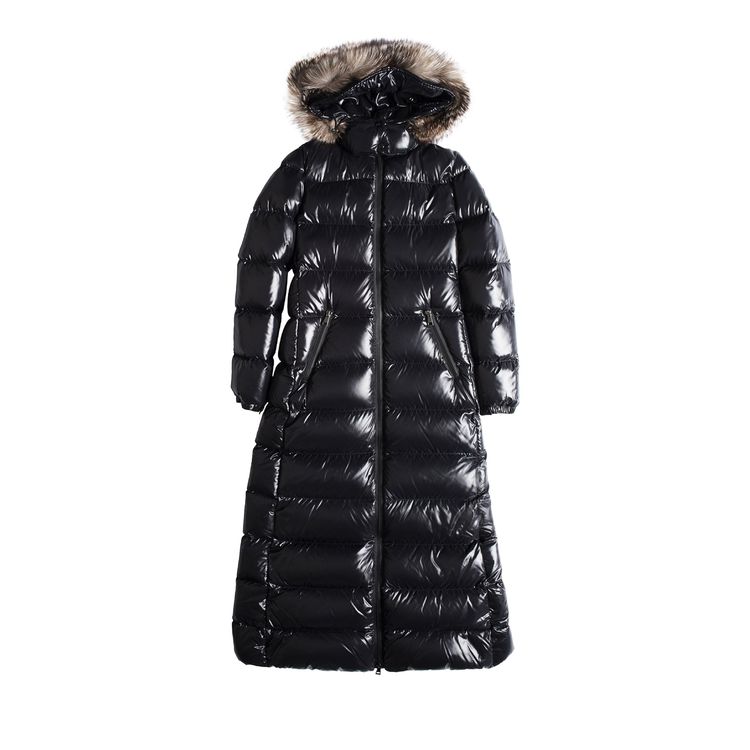 Buy Moncler Hudson Maxi Belted Patent Puffer Jacket 'Black' - 1D530 02 ...