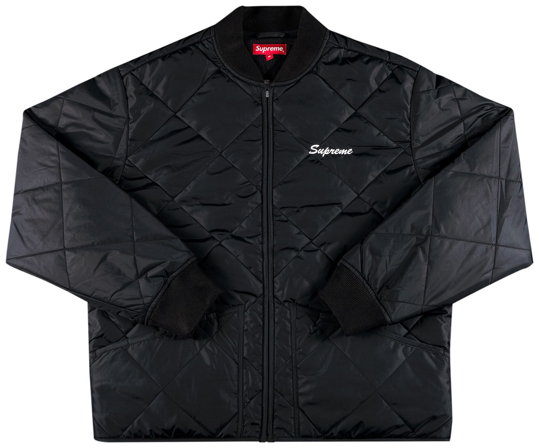 Buy Supreme Quit Your Job Quilted Work Jacket 'Black' - FW21J71 BLACK ...