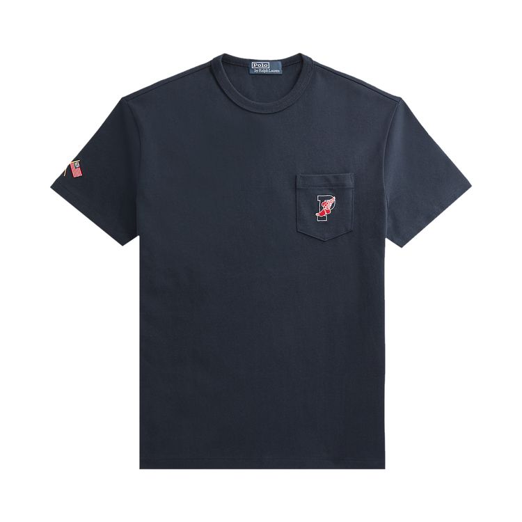Buy Polo Ralph Lauren Tokyo Stadium Classic Fit T-Shirt 'Aviator Navy ...