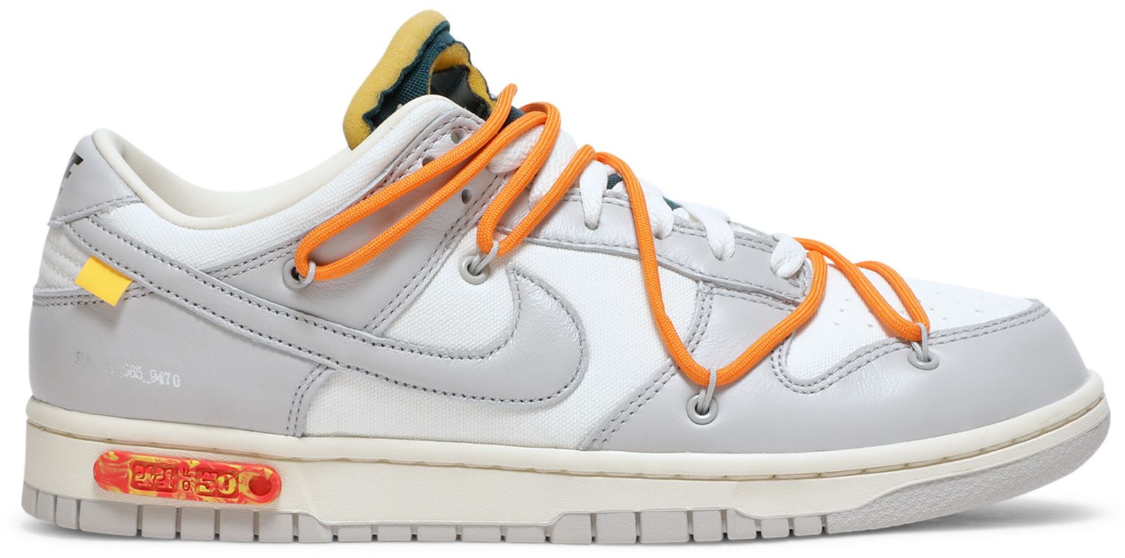 Buy Off-White x Nike Dunk Low 'Lot 44 of 50' - DM1602 104 | GOAT