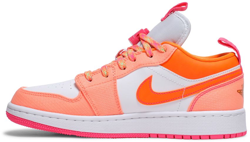 Buy Air Jordan 1 Low Utility GS 'Crimson Pulse' - DJ0530 801 | GOAT