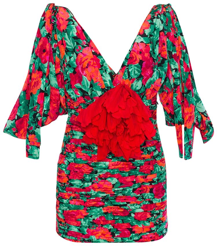 Buy Gucci Poppy Flower Print Blouse 'Red' - 472103 ZIE11 6160 | GOAT