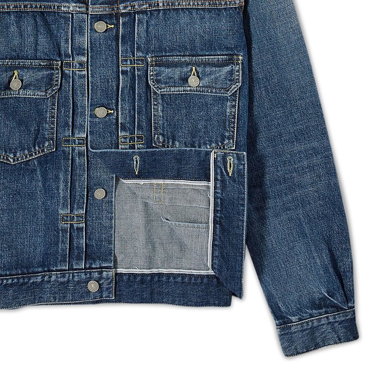 Buy Visvim Short-Sleeve 101 Jacket 'Damaged' - 121205006003 DAMA | GOAT