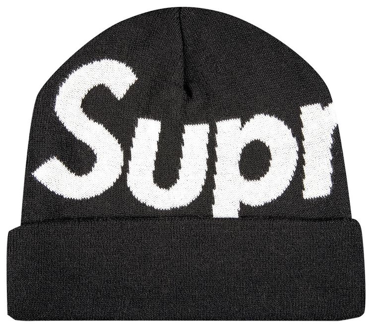 Buy Supreme Big Logo Beanie 'Black' - FW21BN56 BLACK | GOAT