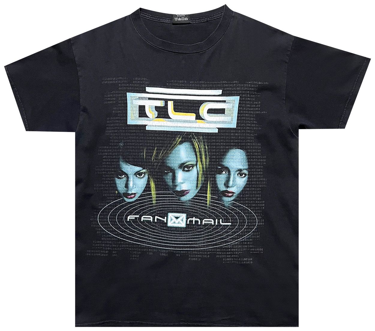 Buy Vintage TLC Fanmail World Tour Tee 'Faded Black' - 2903 ...