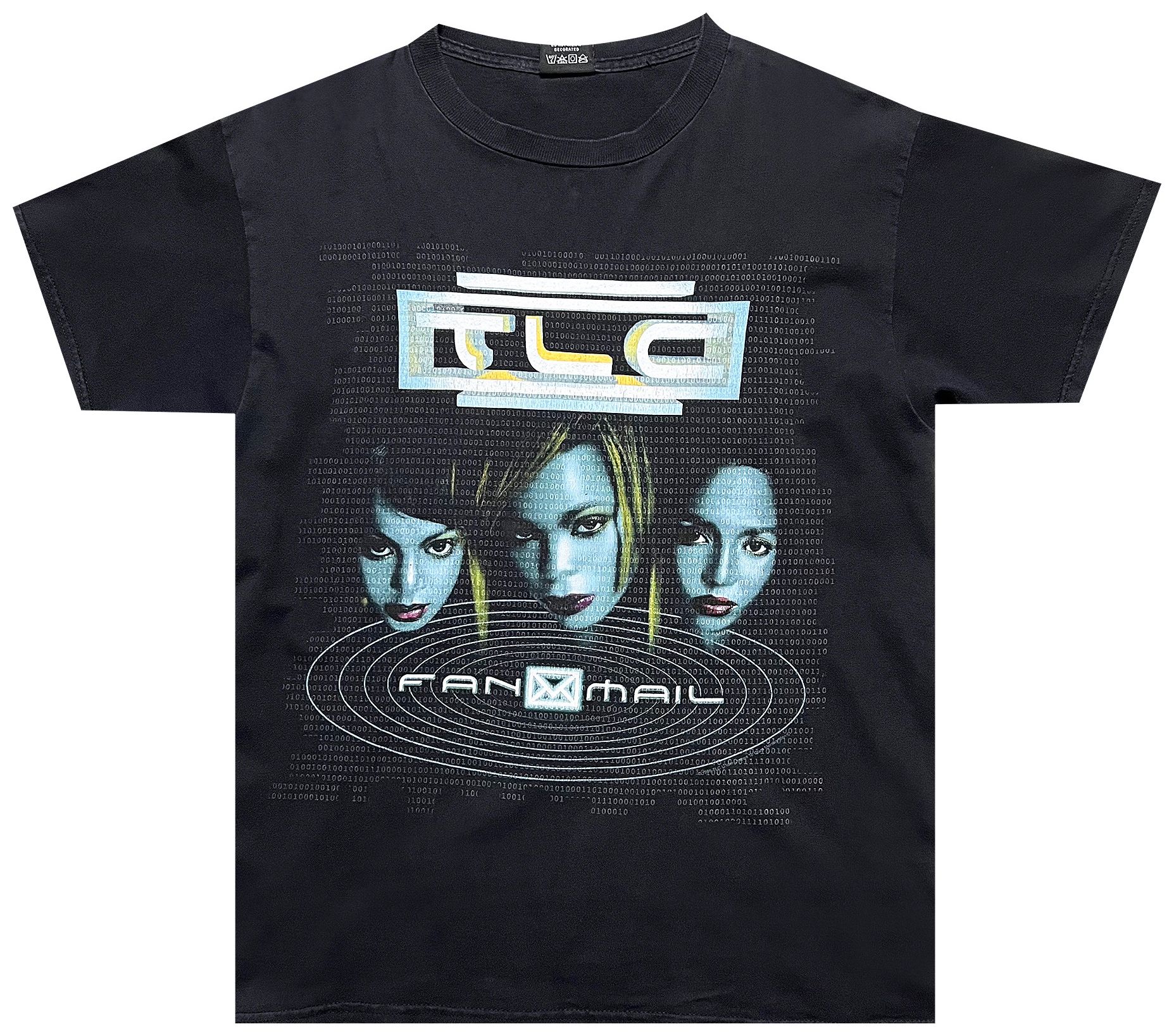 Buy Vintage TLC Fanmail World Tour Tee 'Faded Black' - 2903 ...