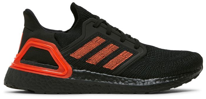 Buy Adidas UltraBoost 20 'Black Solar Red' - EG0698 | GOAT