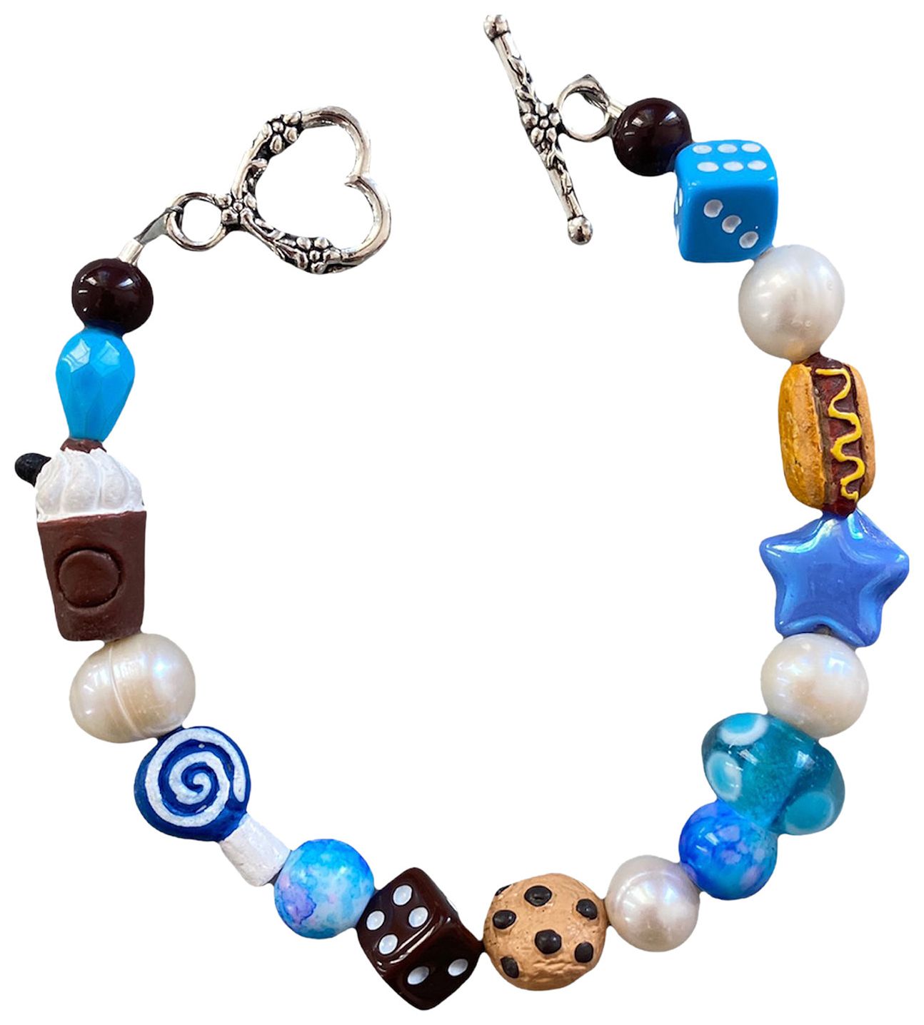 Buy Ian Charms Convenience Store Bracelet 'Icey Blue' - B 427 ICEY | GOAT