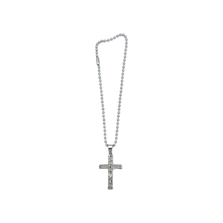 Buy Martine Ali Cecile Cross Necklace 'Silver' - MA2132128 SS FW21 | GOAT