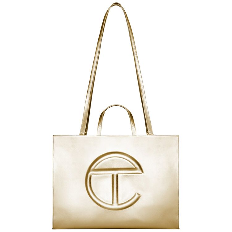 Buy Telfar Large Shopping Bag 'Gold' - TF 012 GD L | GOAT