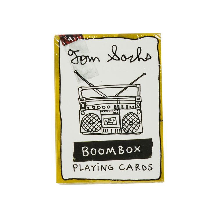 Buy Tom Sachs Boombox Playing Cards 'White' - 3932 100001101BPC WHIT | GOAT