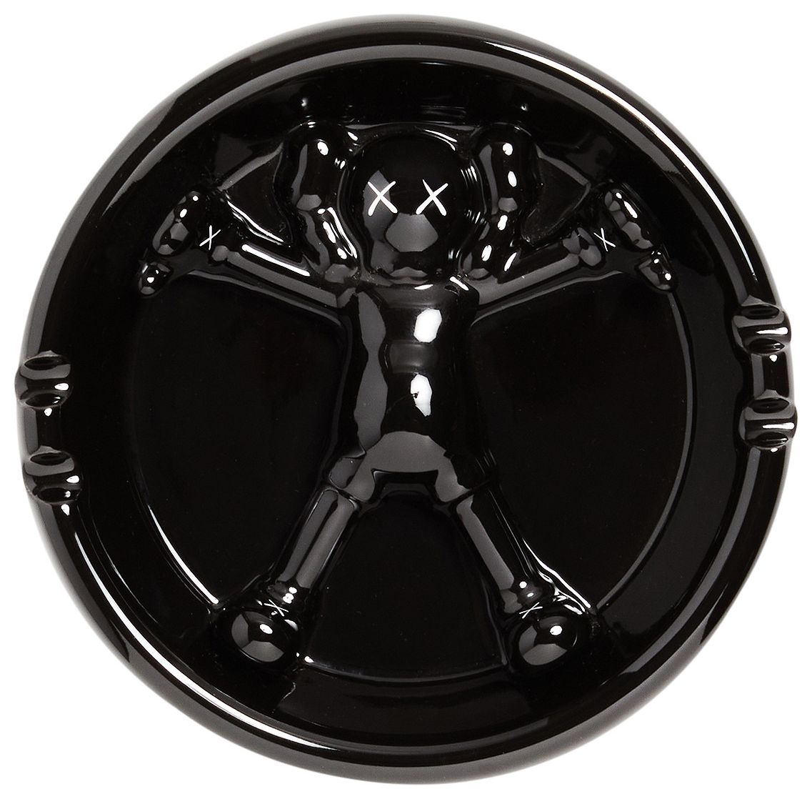 Buy KAWS x OriginalFake Ashtray Ceramic Medicom Toy 'Black' - 3929 ...